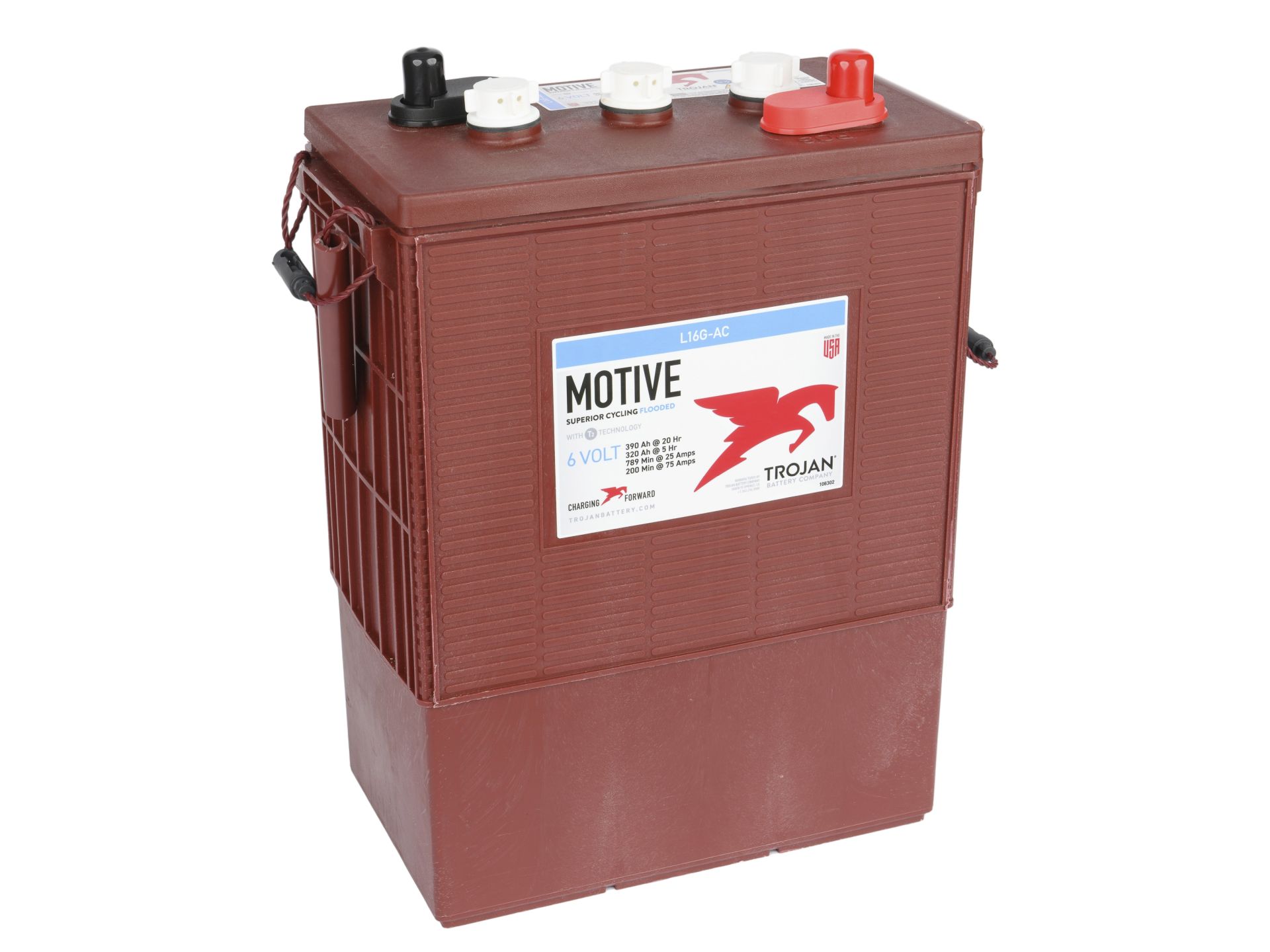 Trojan L16G-AC Deep-Cycle Batterij (Accu), 6 Volt 390Ah I JVD PARTS